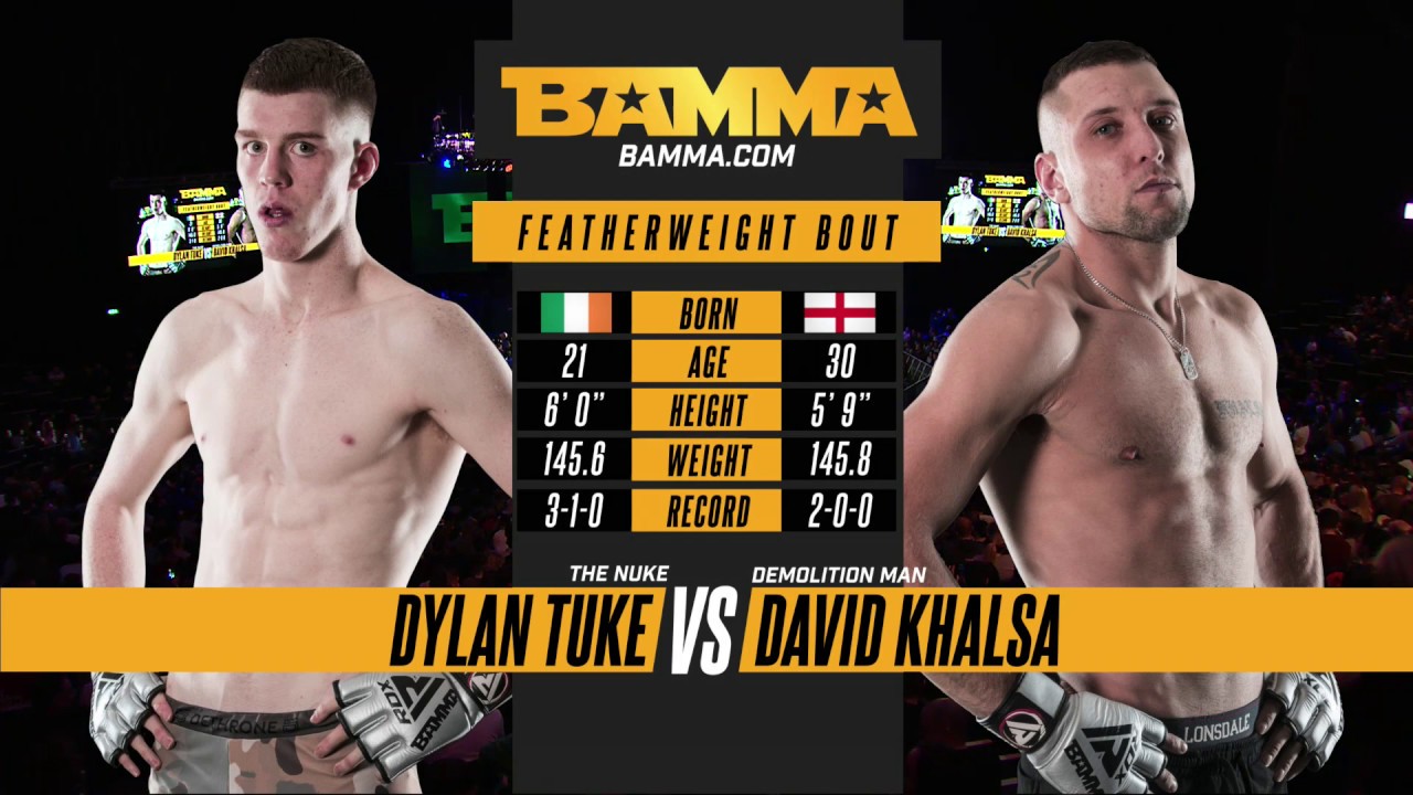 BAMMA 32: Dylan Tuke vs David Khalsa - YouTube
