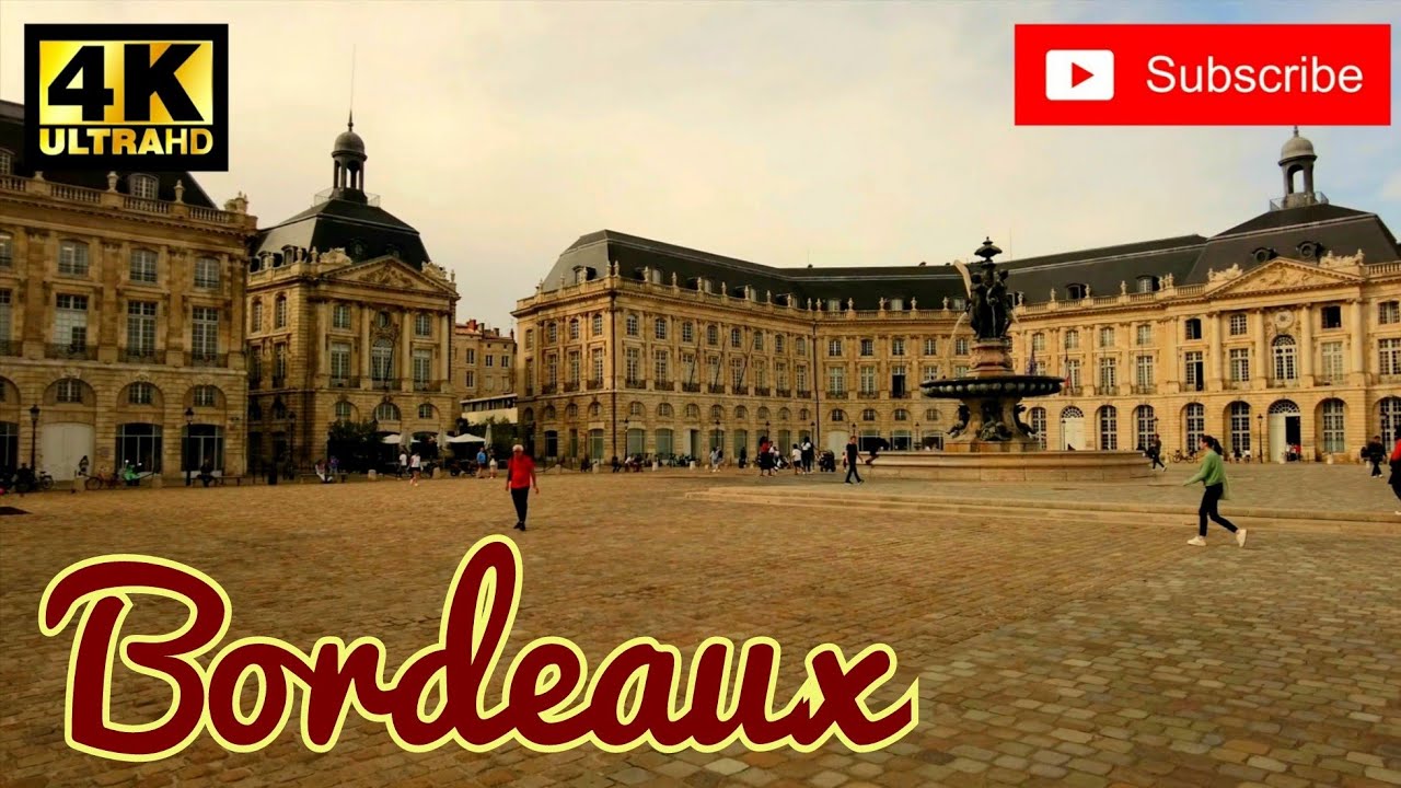 Bordeaux - France 🇲🇫 Virtual Walking Tour, [4K] - YouTube