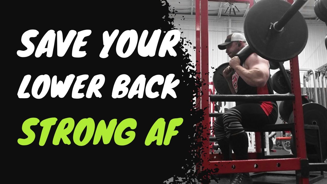 How to GET BIG & STRONG and SAVE Your LOWER BACK - 10 Tips - YouTube