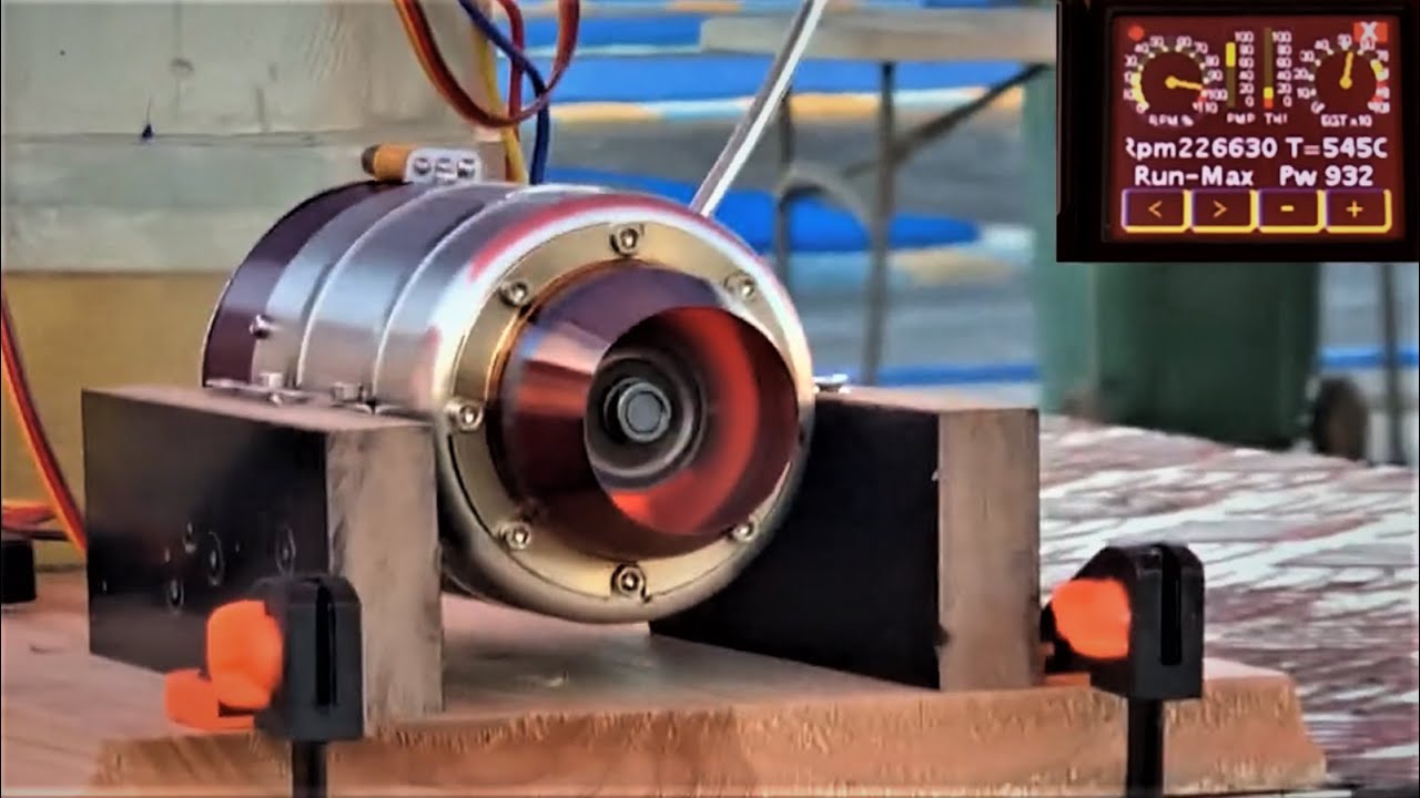 Xicoy X45 RC Jet Motoru İlk Çalıştırma - YouTube