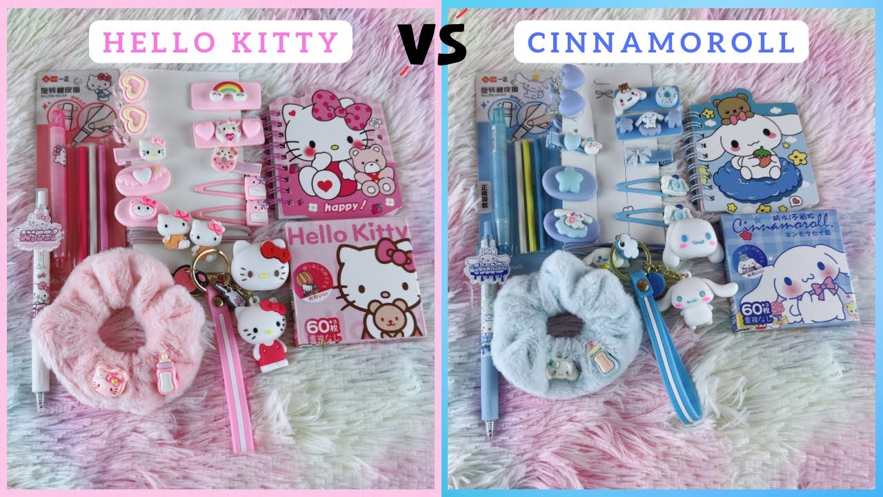 Hello Kitty VS Cinnamoroll [WHAT WOULD YOU CHOOSE?] 🩷💙 - YouTube
