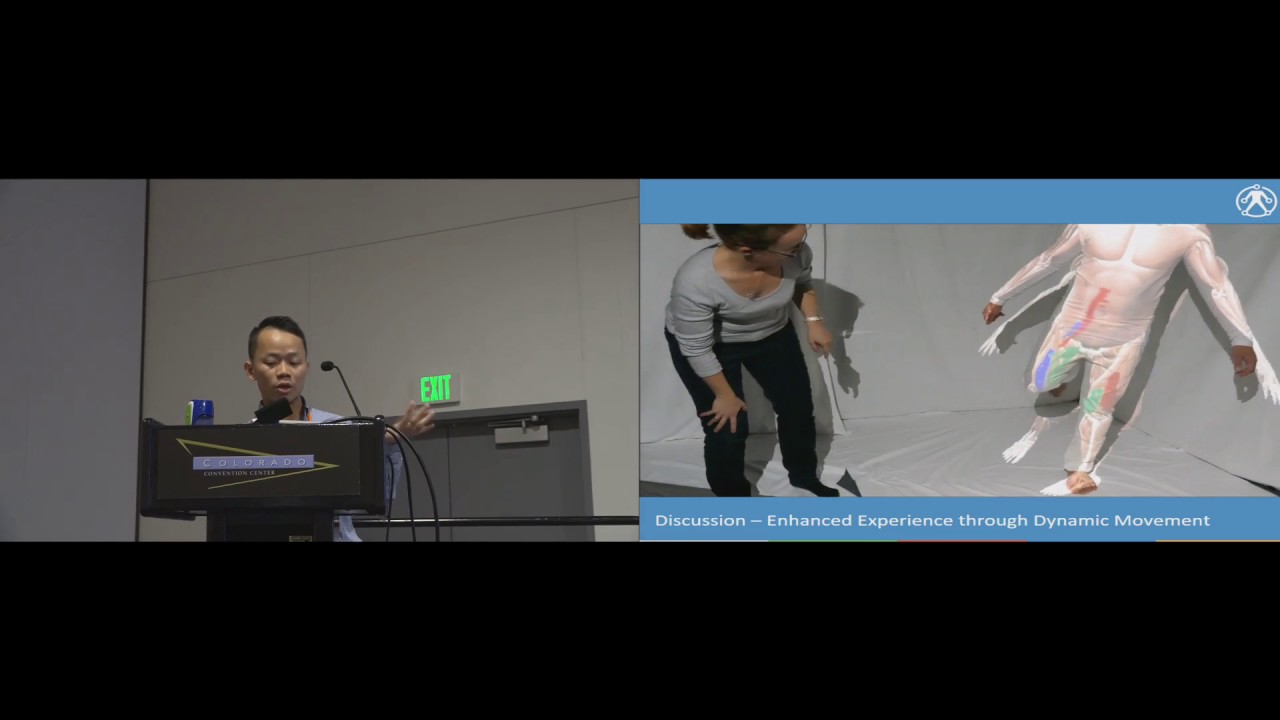 Augmented Studio: Projection Mapping on Moving Body for Physiotherapy ...