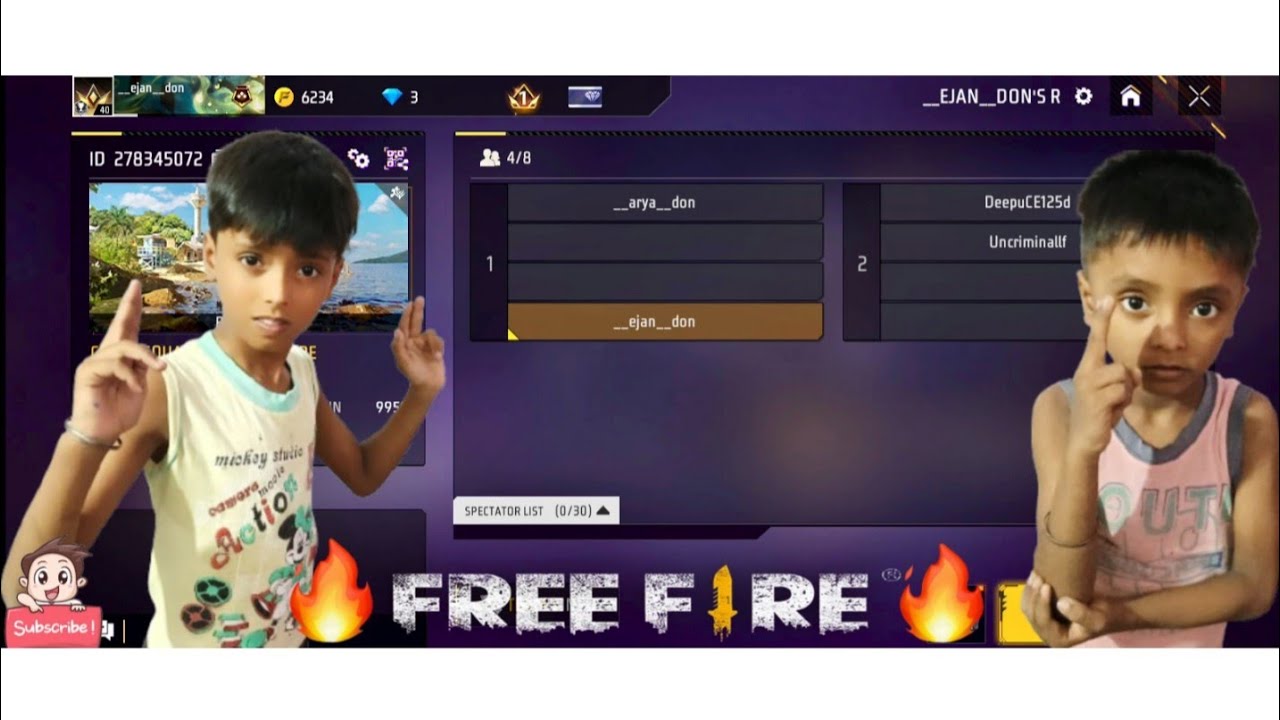 👑Don Brothers Back in Action | Ejan Don & Arya Don का खतरनाक गेमप्ले | 2v2 Custom Match - YouTube