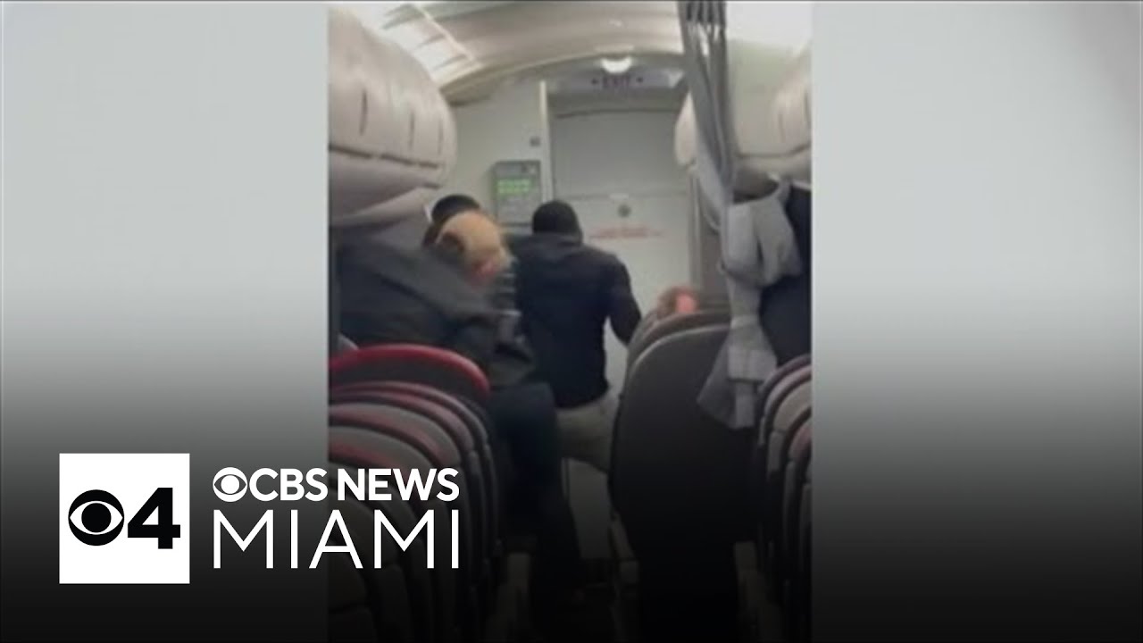 Man on Miami-bound flight arrested for assaulting flight attendant ...