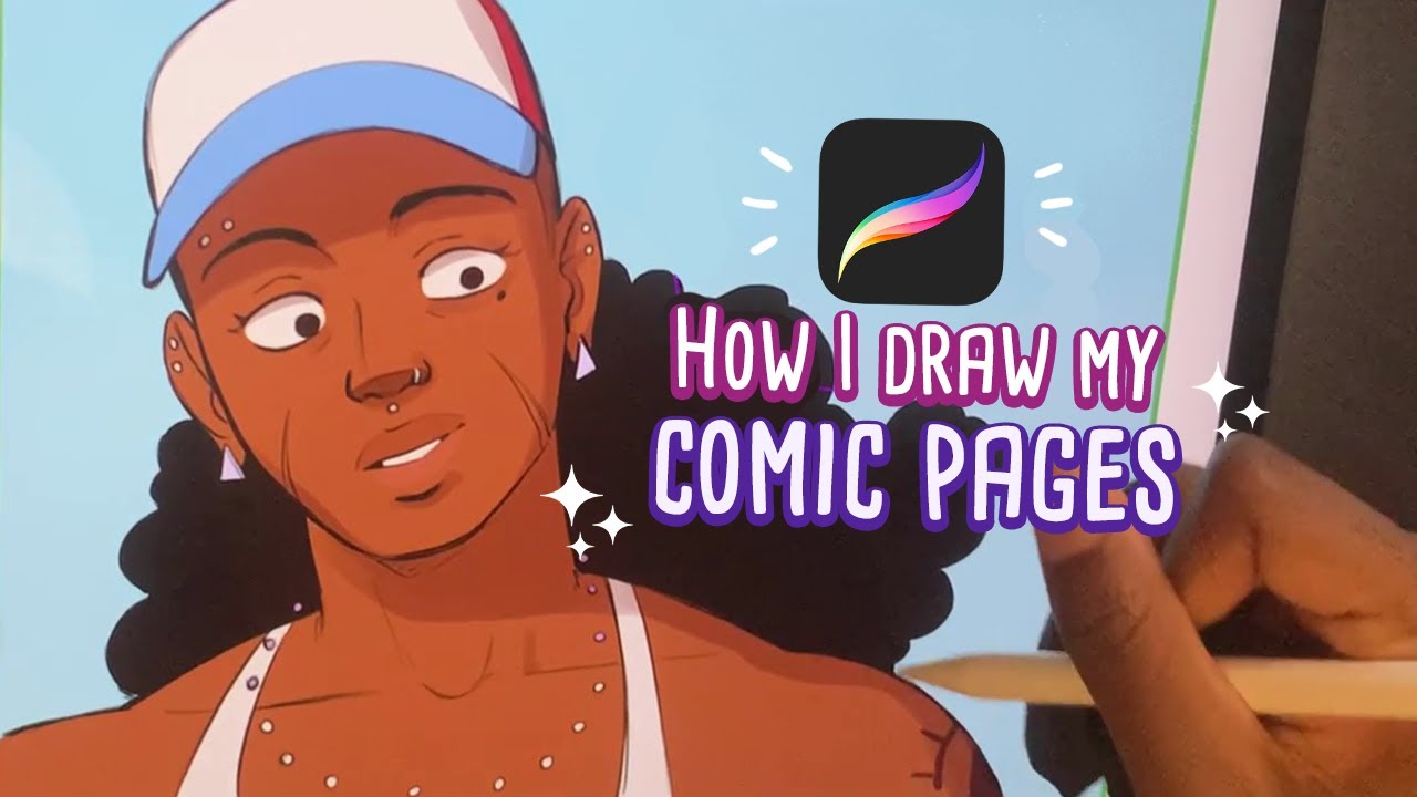 How I draw my comic pages (iPad) + Small update - YouTube