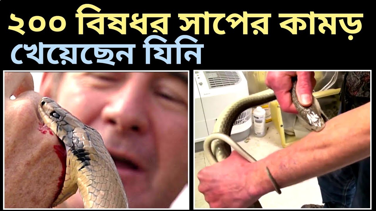 ২০০ বিষধর সাপের কামড় খেয়েছেন যিনি। #mkh - YouTube