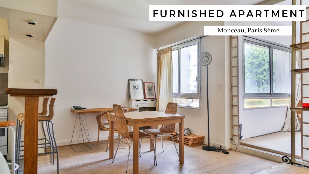 Paris Modern Apartment Rental Tour One Bedroom | Monceau 8th District ...