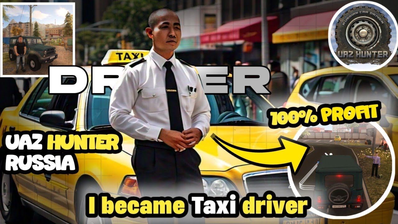Became Taxi Driver |Russian Car Driver Uaz Hunter - YouTube