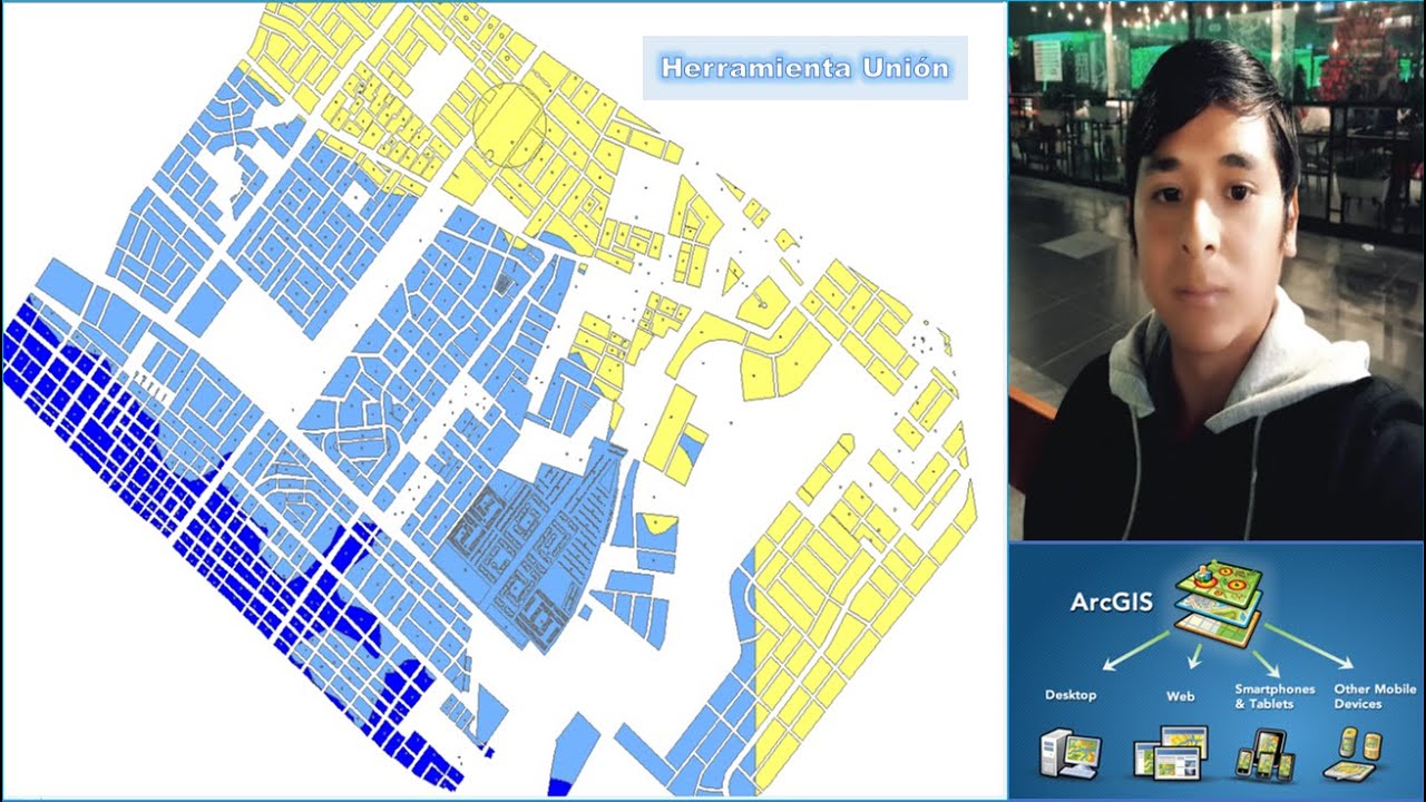 GEOPROCESAMIENTO Herramienta Unión ArcGIS - YouTube