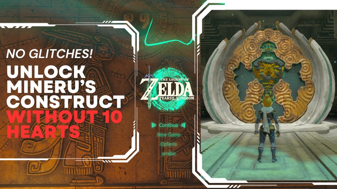 How To Get Mineru's Construct Early Without 10 hearts or glitches - YouTube