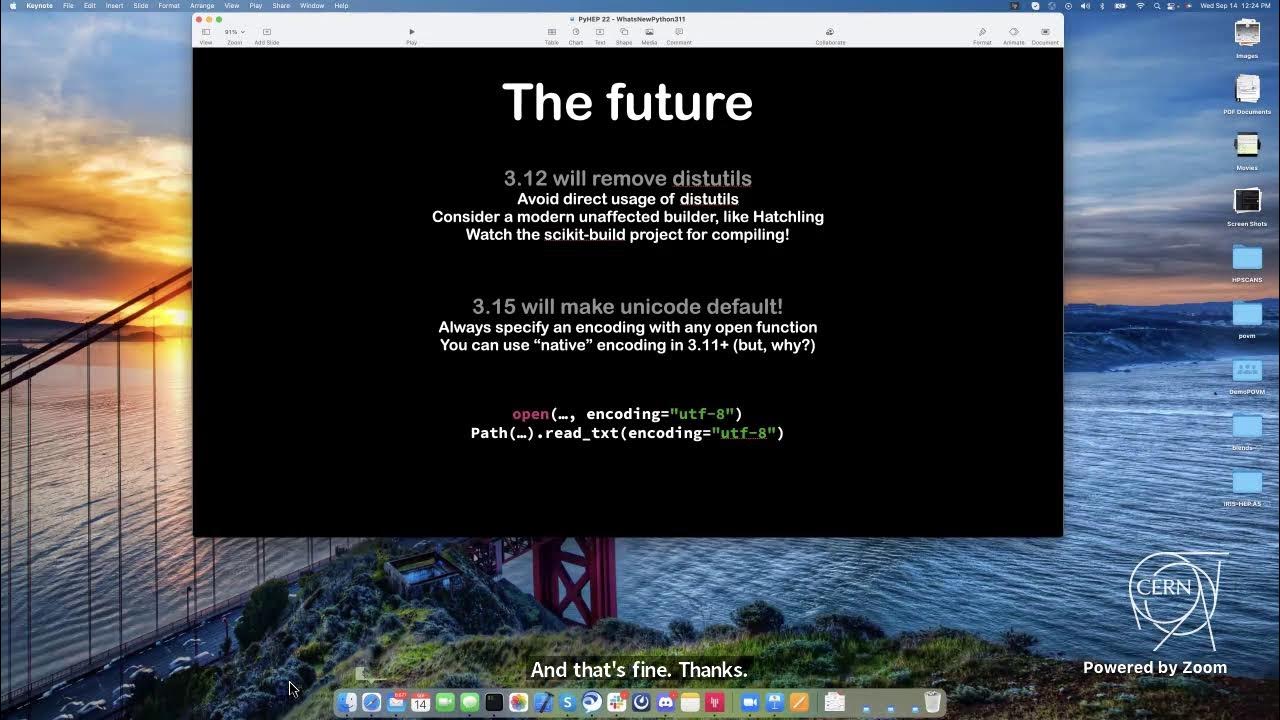 PyHEP 2022 Day 3 (2022-09-14) - YouTube