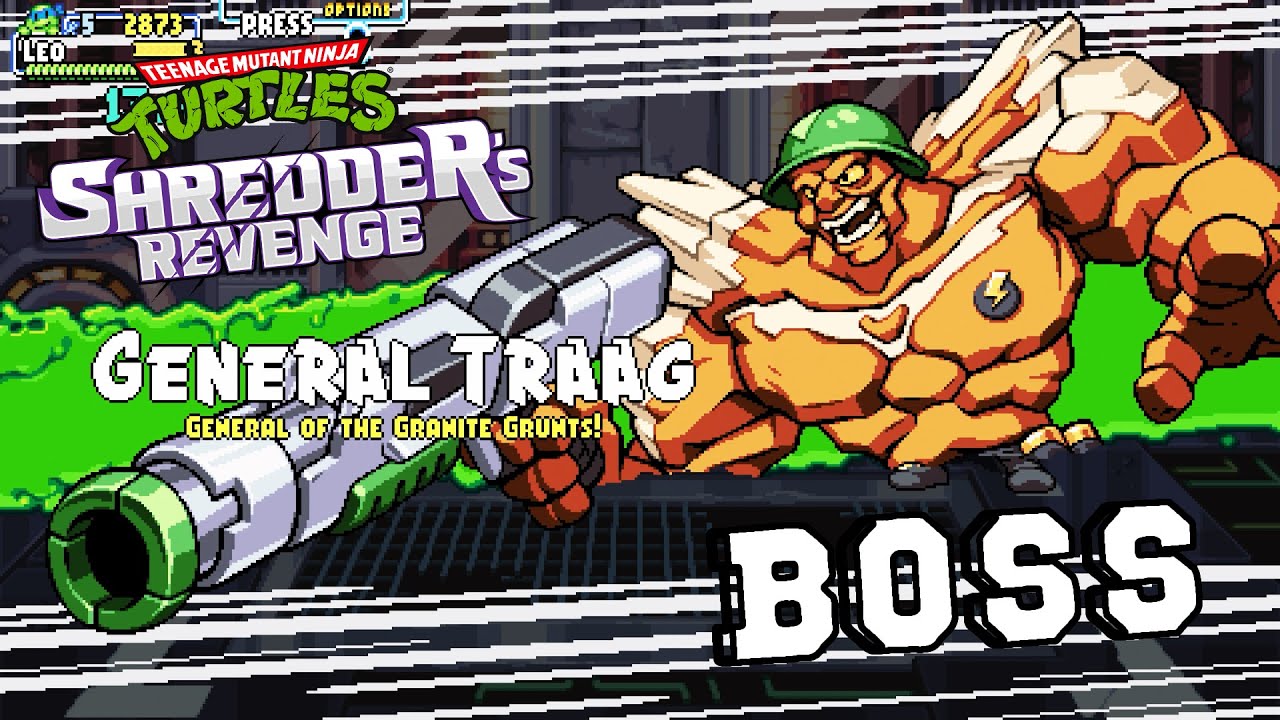 BEATING UP GENERAL TRAAG WITH EVERY CHARACTER | Teenage Mutant Ninja ...