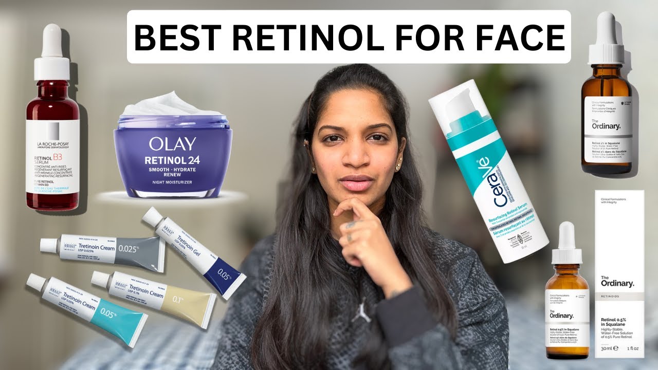 BEST RETINOL SERUM FOR FACE | Skin of color & Caucasian skin ...