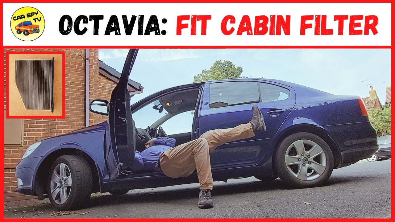 Skoda Octavia Mk2: How To Change Cabin Filter (Replace Pollen Filter ...