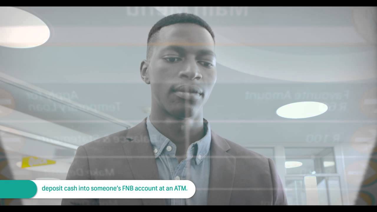 FNB - ATM Deposit Cash into account - YouTube