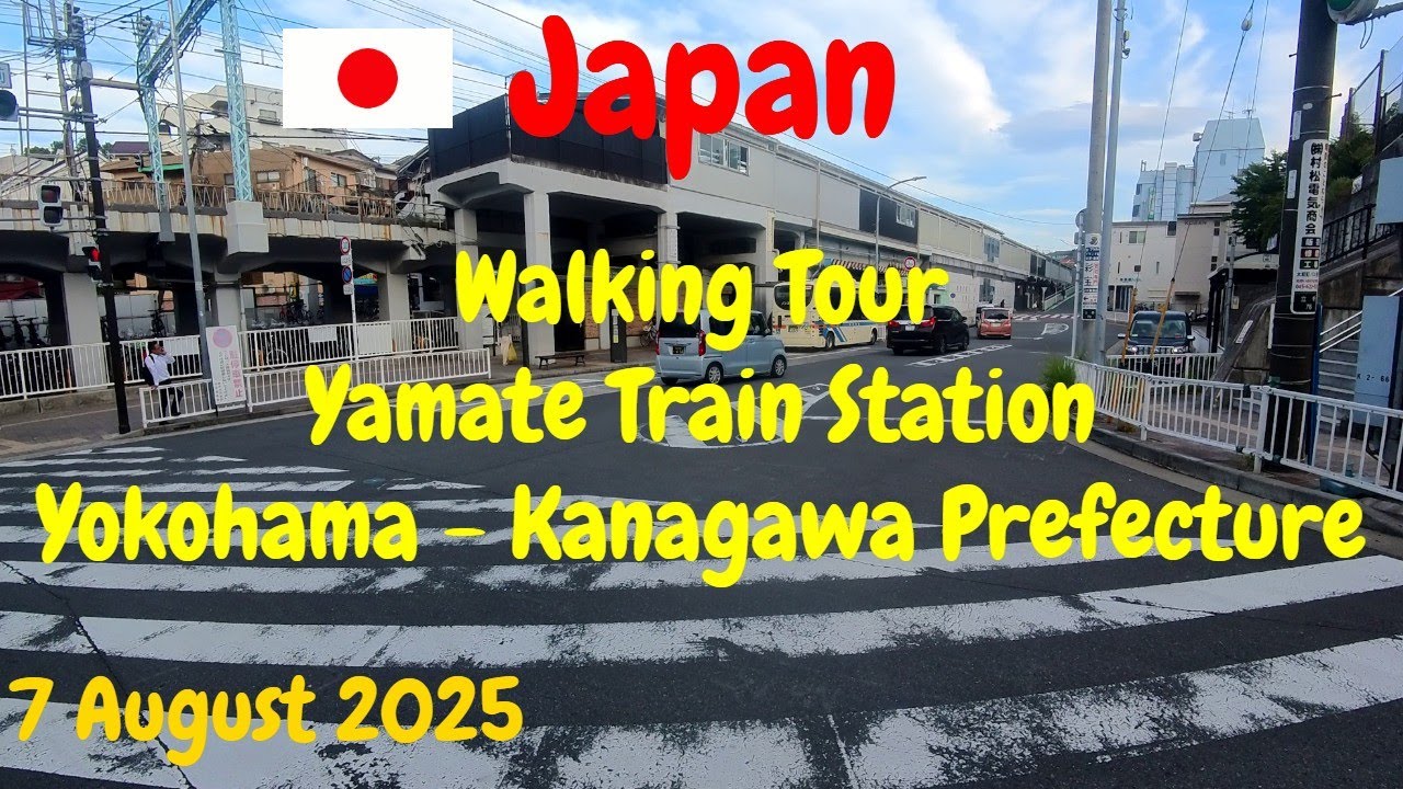 Walking tour to Yamate Train Station - Yokohama - Kanagawa Prefecture ...