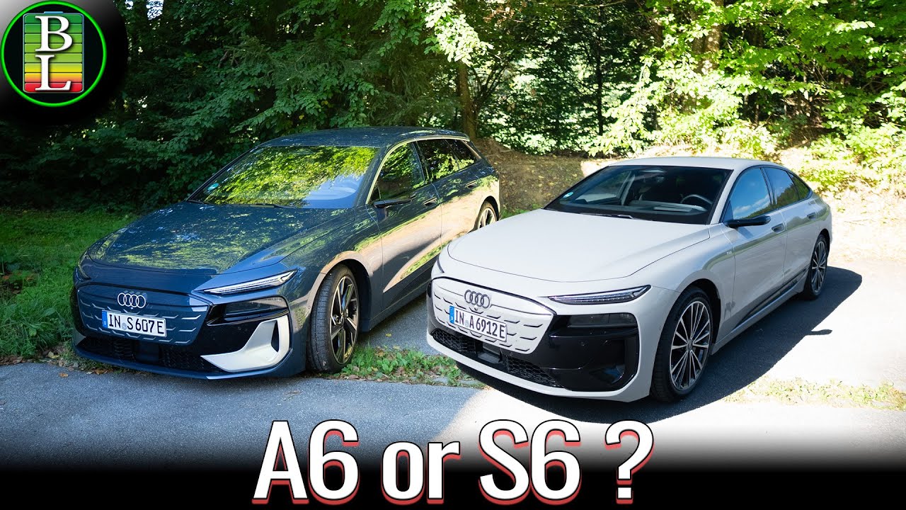 Audi S6 e-tron Avant vs A6 e-tron | Comfort or Performance? Full Comparison - YouTube