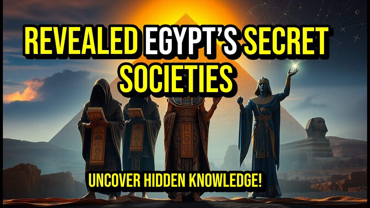 The Secret Societies of Ancient Egypt: Unveiling Hidden Knowledge | Historical Insights - YouTube