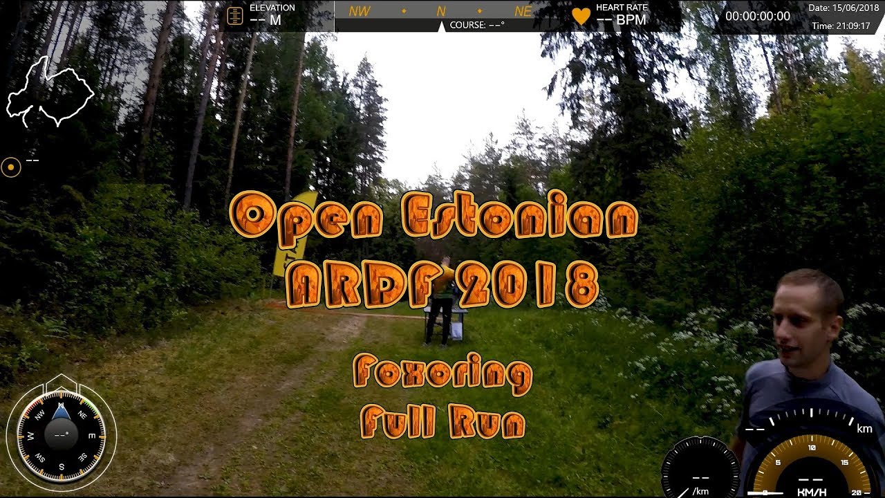 Open Estonian ARDF 2018 Foxoring Full Run - YouTube