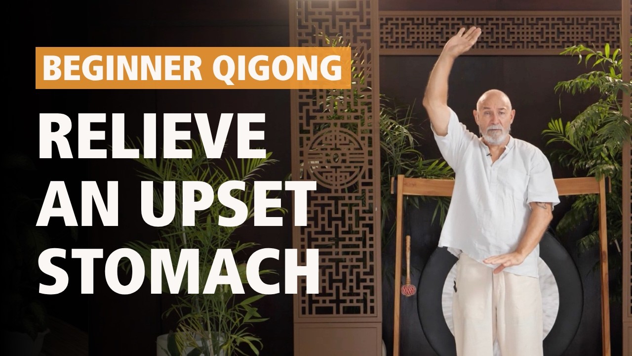 #73 | Beginner Qi Gong Class | How to Resolve an Upset Stomach with Qi ...
