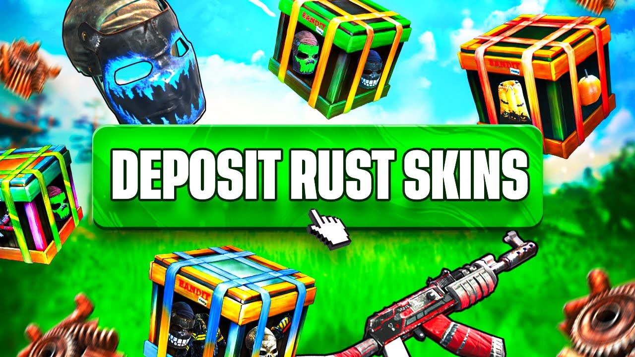 USING MY LAST Rust Skin to UNBOX CASES! - YouTube