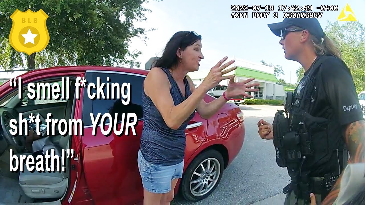 FEMALE Drunk Driver Argues With Police - YouTube