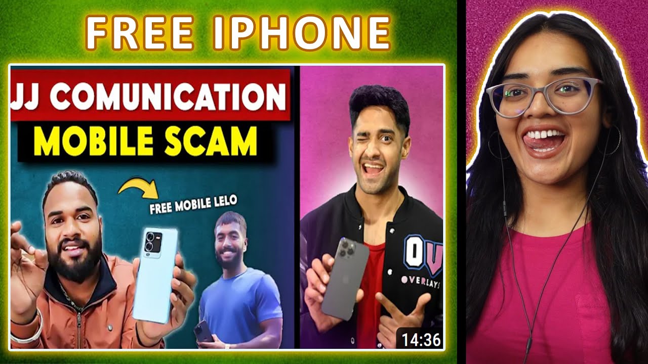 FREE IPHONE & GIFT SCAM! | JJ COMMUNICATIONS REACTION | Thugesh | Neha M. - YouTube