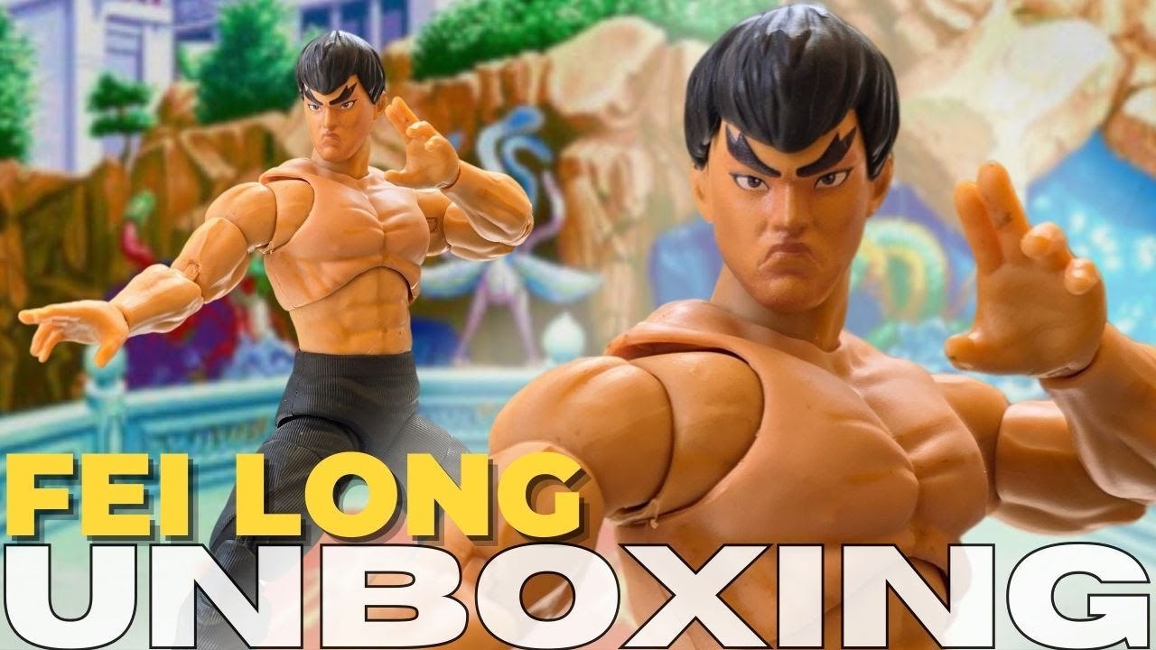 Jada Toys Ultra Street Fighter II Fei Long Unboxing - YouTube