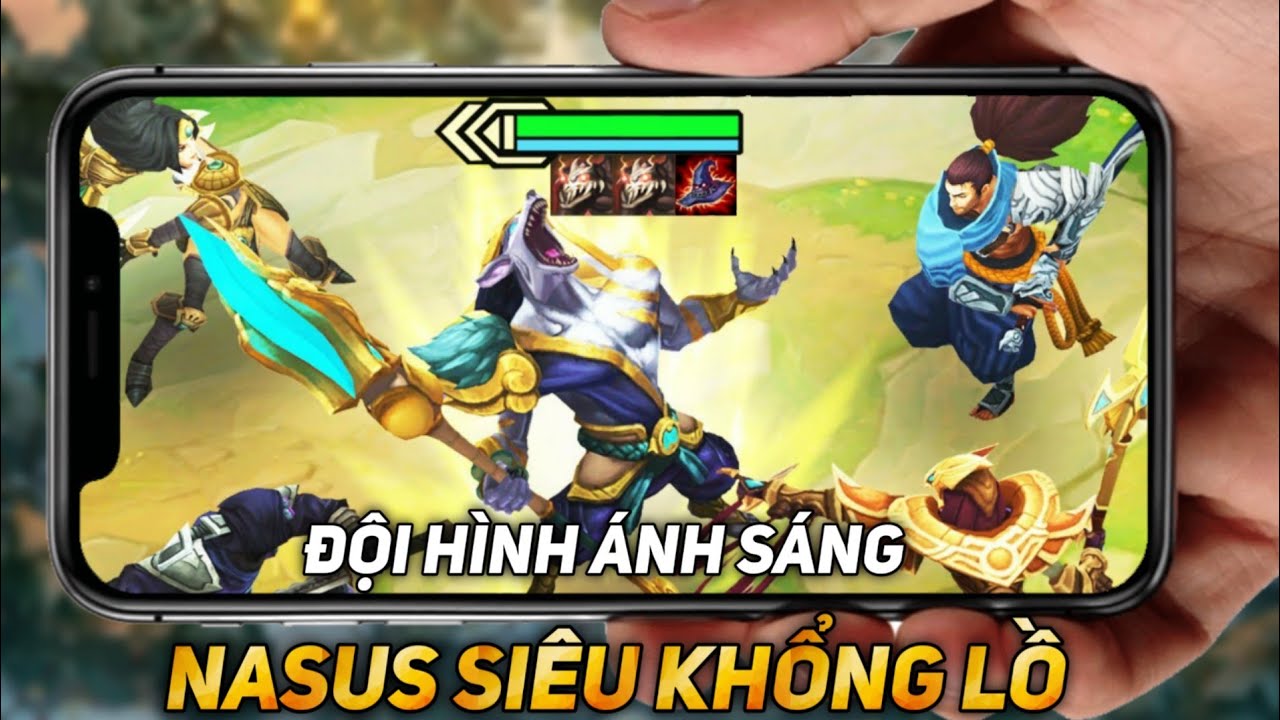 Đtcl Mobile Nasus Siêu To Khổng Lồ • Đội Hình Hyper Roll Ánh Sáng Dễ