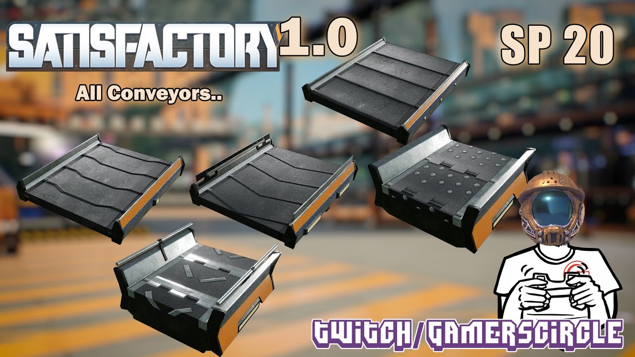 Satisfactory: Phase IV - All Conveyor Belts - YouTube