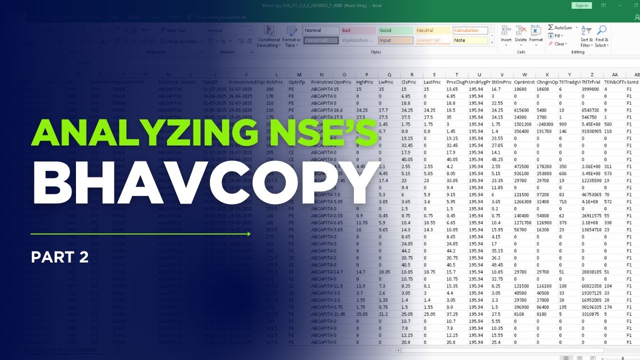 Using Options Data (NSE Derivatives Bhavcopy) for Stock Selection ...