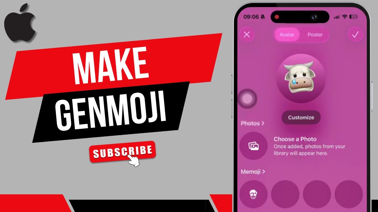 How to Make a Genmoji in iOS 26 on iPhone - YouTube