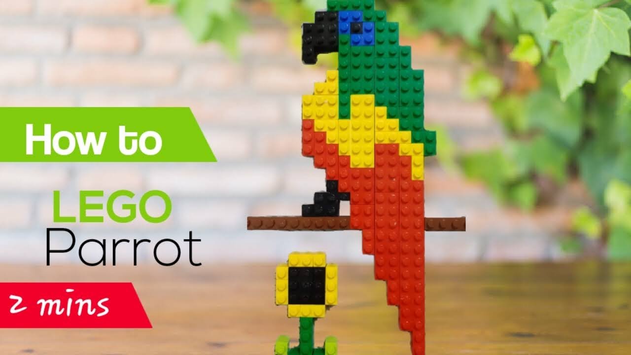 How to Build LEGO Parrot | Make & Create "How To" #LEGOCreativeCorner ...