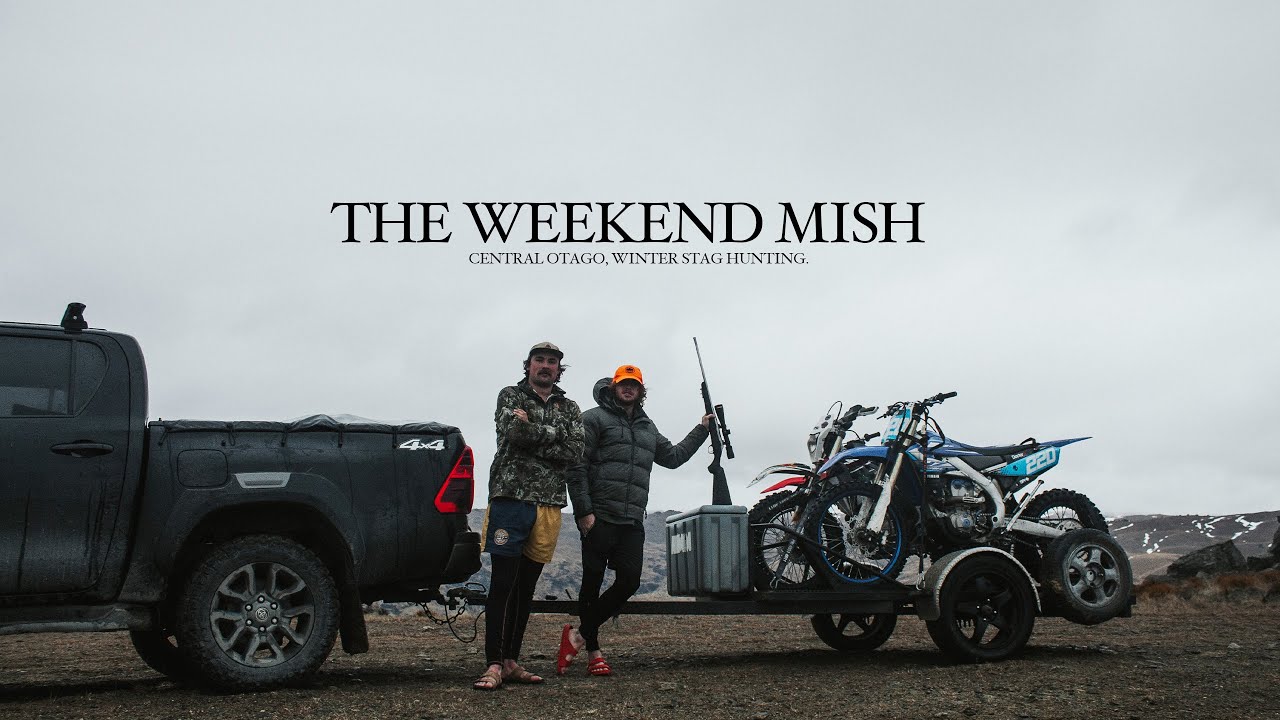 Hunting with Motor Bikes for Red Stags - New Zealand Winter - Deer ...