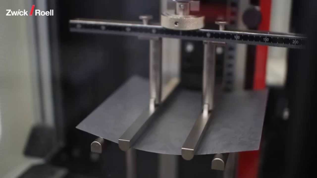 Photovoltaics: 4-point flexure test - 4-Punkt-Biegeversuch - YouTube