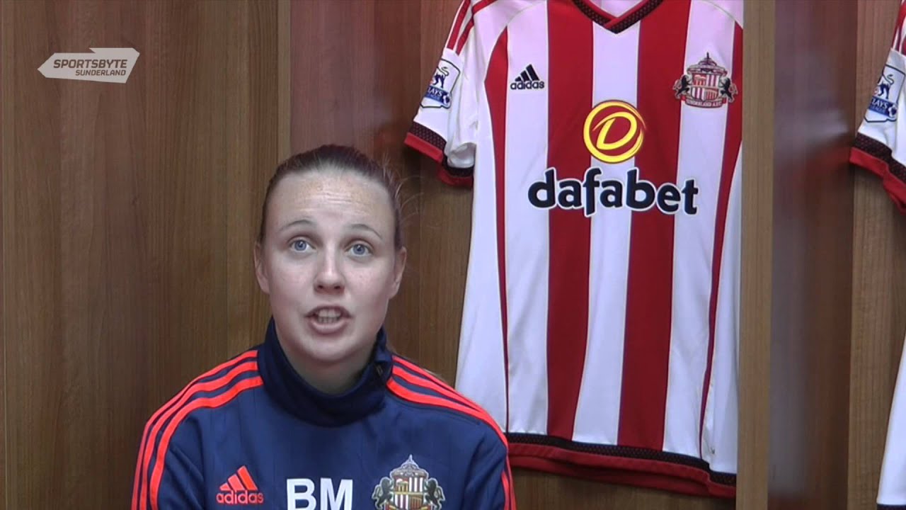 Sunderland striker Beth Mead on her debut England senior call up - YouTube