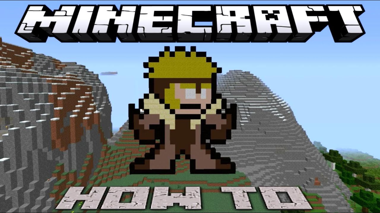 Minecraft ~8 Bit~ HOW TO : Sabertooth ~Marvel~ ( Tutorial ) /W ...