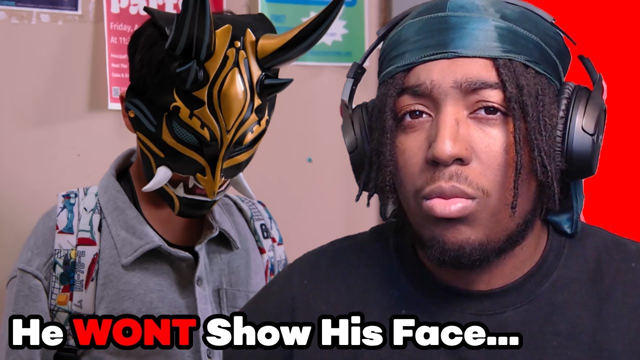 Awkward Boy Will Not SHOW His FACE Inside School........ - YouTube