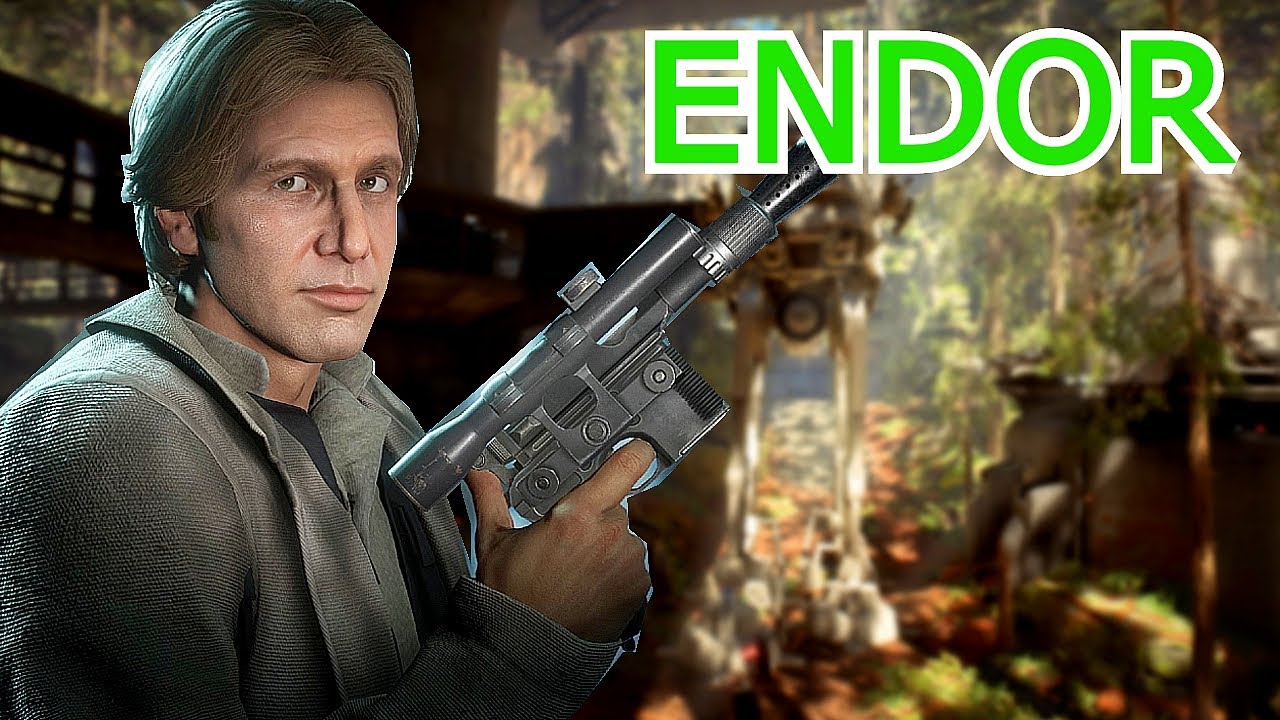 Endor Han Solo Skin Gameplay In Star Wars Battlefront 2! - YouTube