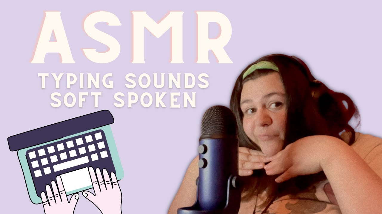 [ASMR] Typing Sounds, soft spoken rambling // Joey-Jazz ASMR - YouTube