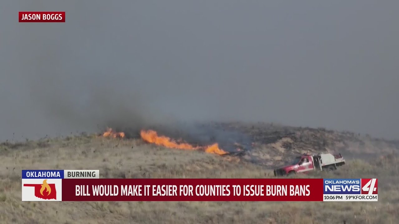 Bill would make it easier for counties to issue burn bans - YouTube