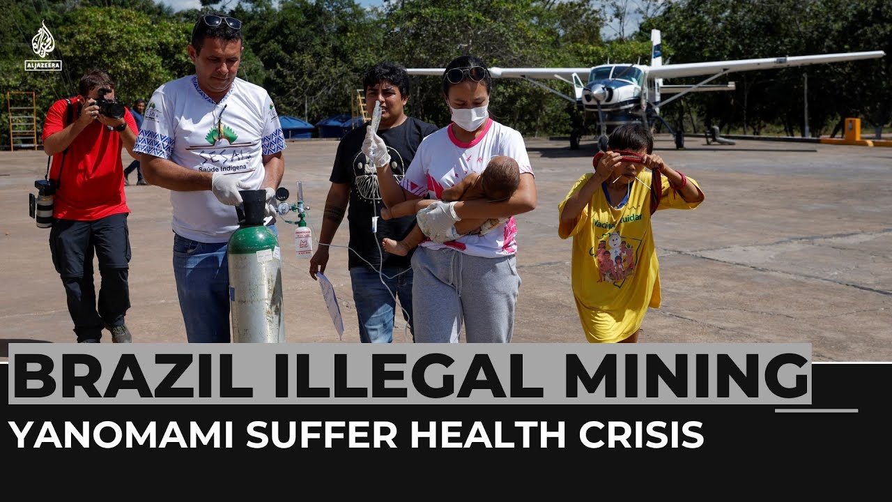 Brazil illegal mining: Indigenous Yanomami suffer health crisis - YouTube