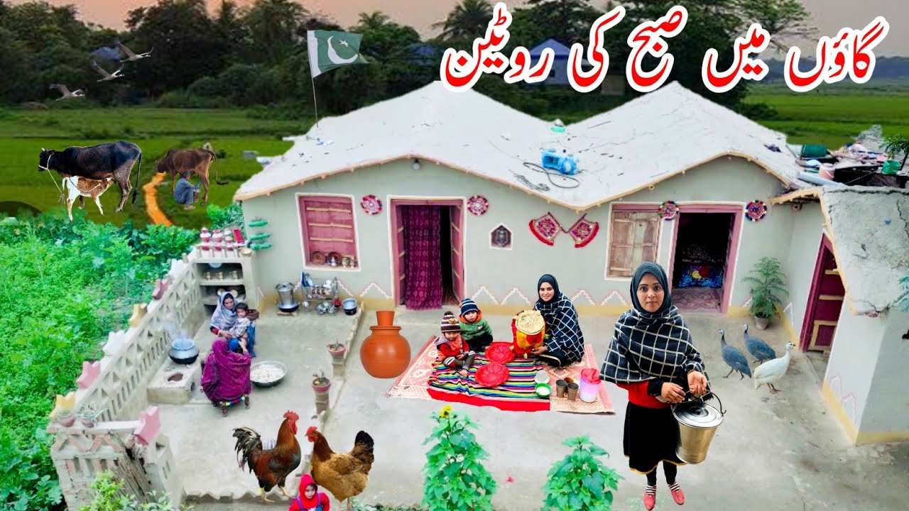 A Winter Special gift kishwar village vlog ||Village Life in Pakistan ...