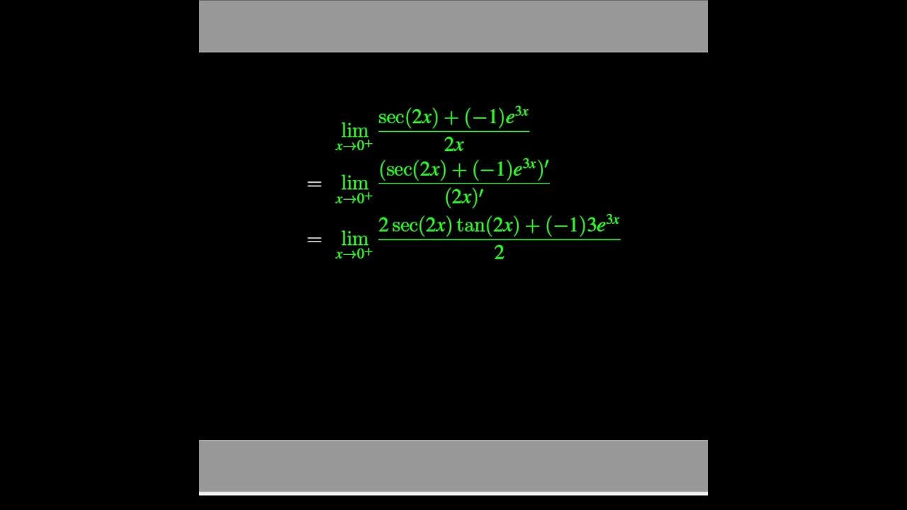 Indeterminate Form Case #maths #calculus #mathematics #college #running #physics #education # ...