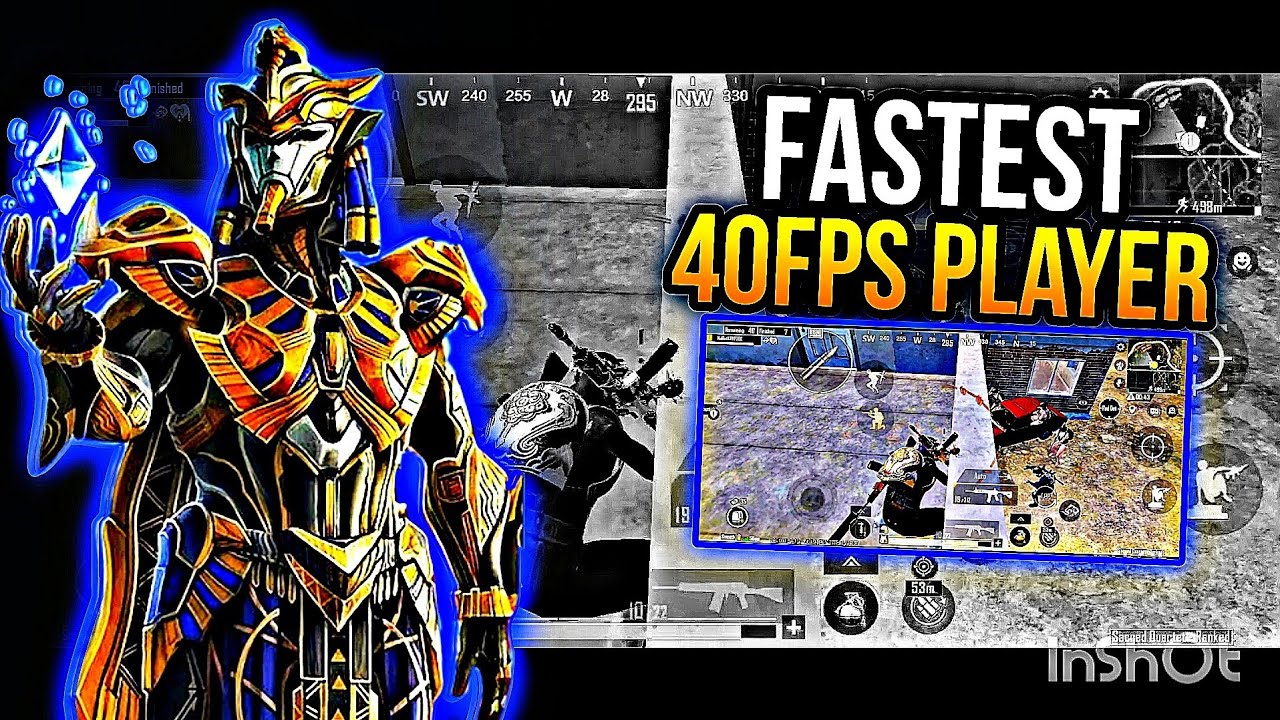 Fastest 40fps player 🔥 #40fps #40fpsgod - YouTube