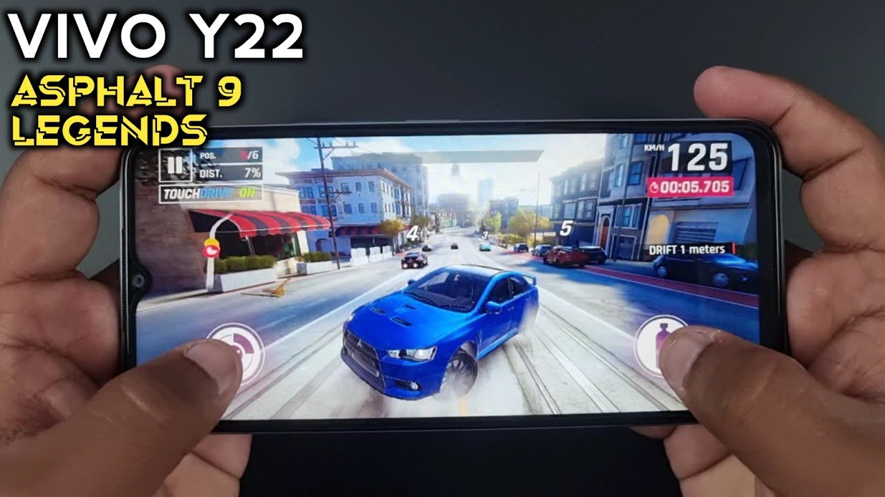Vivo Y22 Test Game Asphalt 9 Legends | Ram 4GB, Helio g85 - YouTube