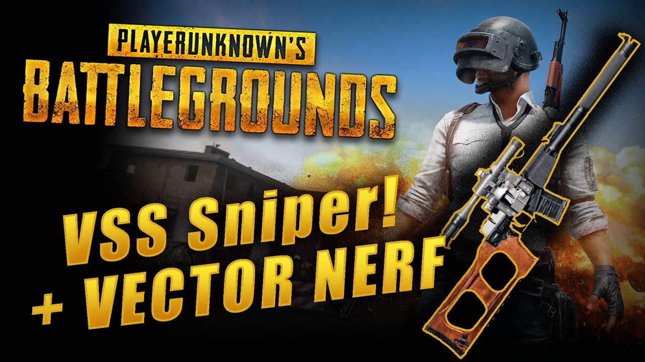 NEW VSS SNIPER RIFLE + VECTOR NERF! | PUBG - YouTube