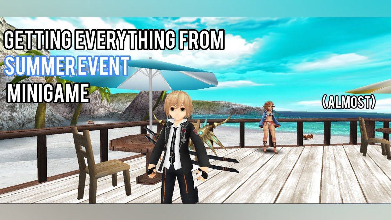 getting (almost) everything from summer event minigame exchange - Toram ...
