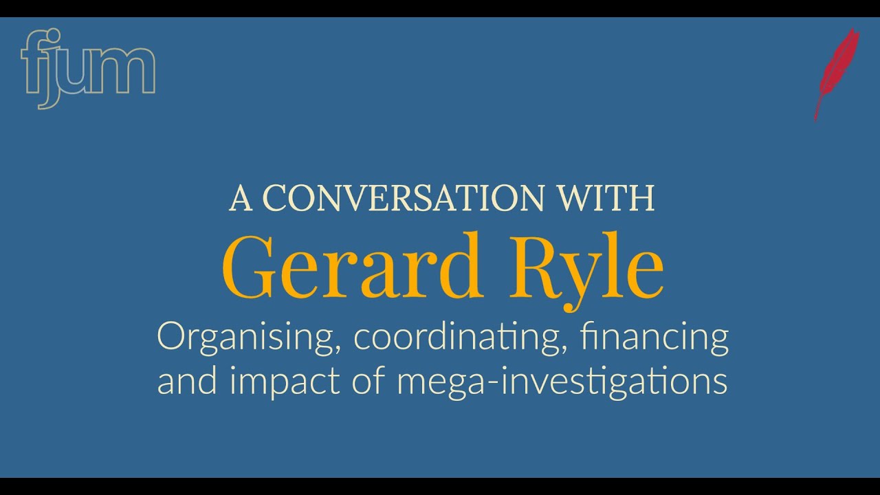 A Conversation with Gerard Ryle, Director of ICIJ - YouTube