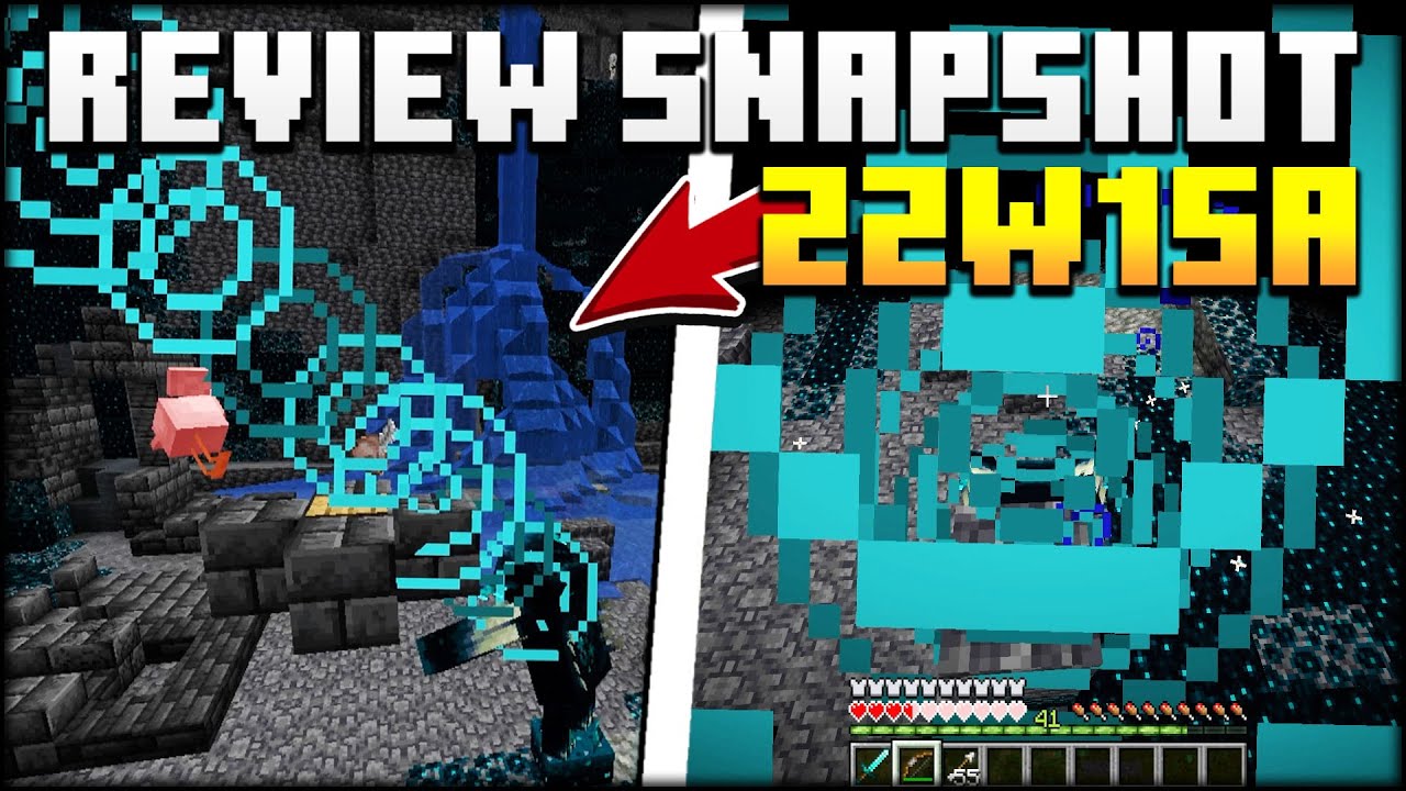 NUEVO ATAQUE SONICO del WARDEN - Review Snapshot 22W15A Minecraft 1.19 - YouTube